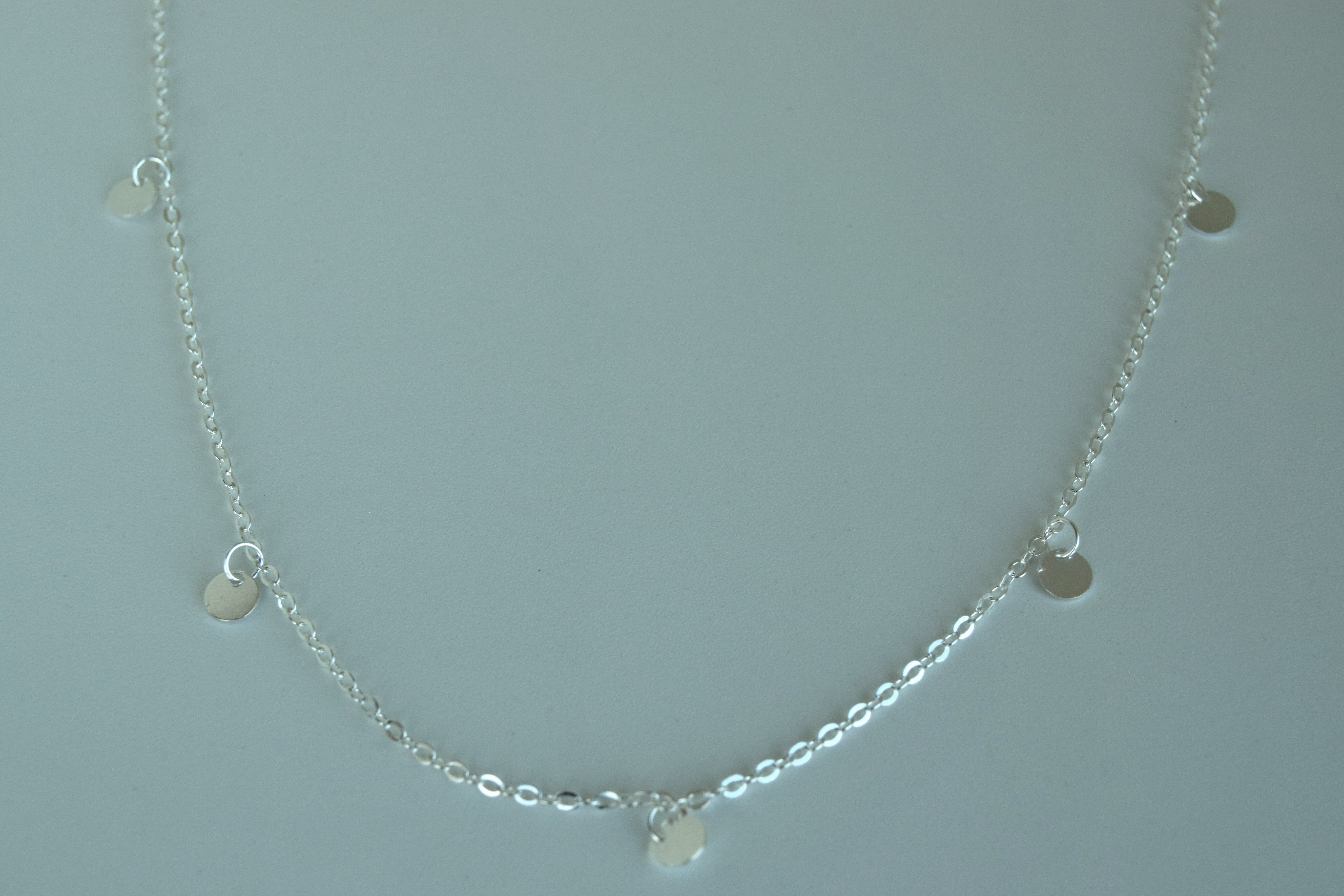 Small Multi Disc Necklace – Fleur Collection